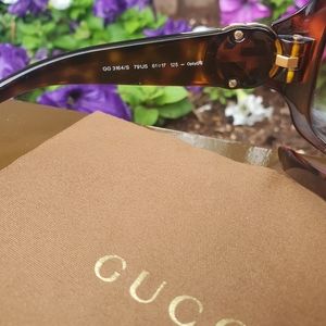 Gucci | Accessories | Gucci Tortoise Print Wgold Logo Sunglasses | Poshmark